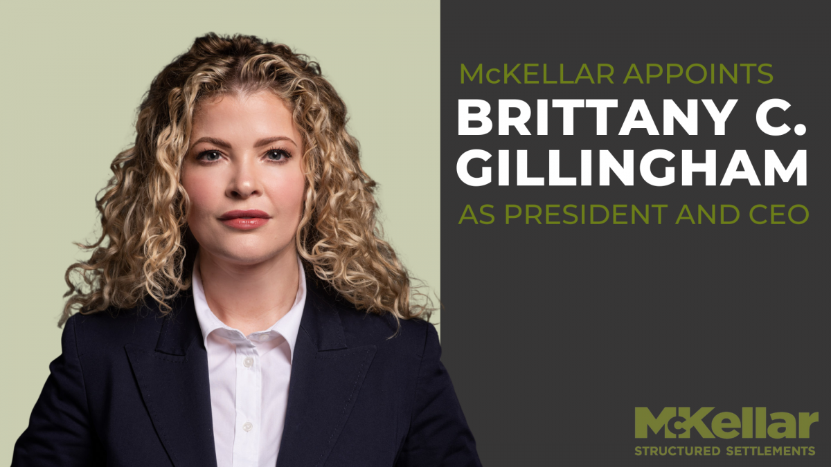 Incoming President Announcement | McKellar Structured Settlements Inc.